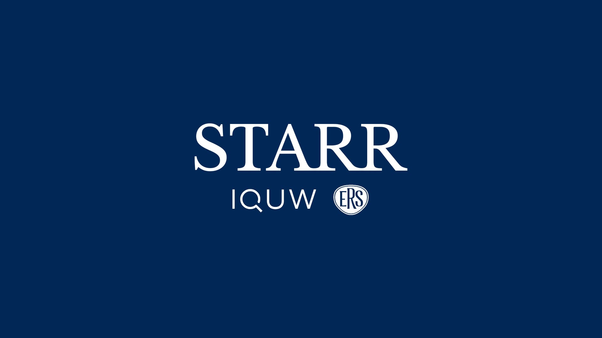 Starr Announces Acquisition of IQUW Group - IQUW